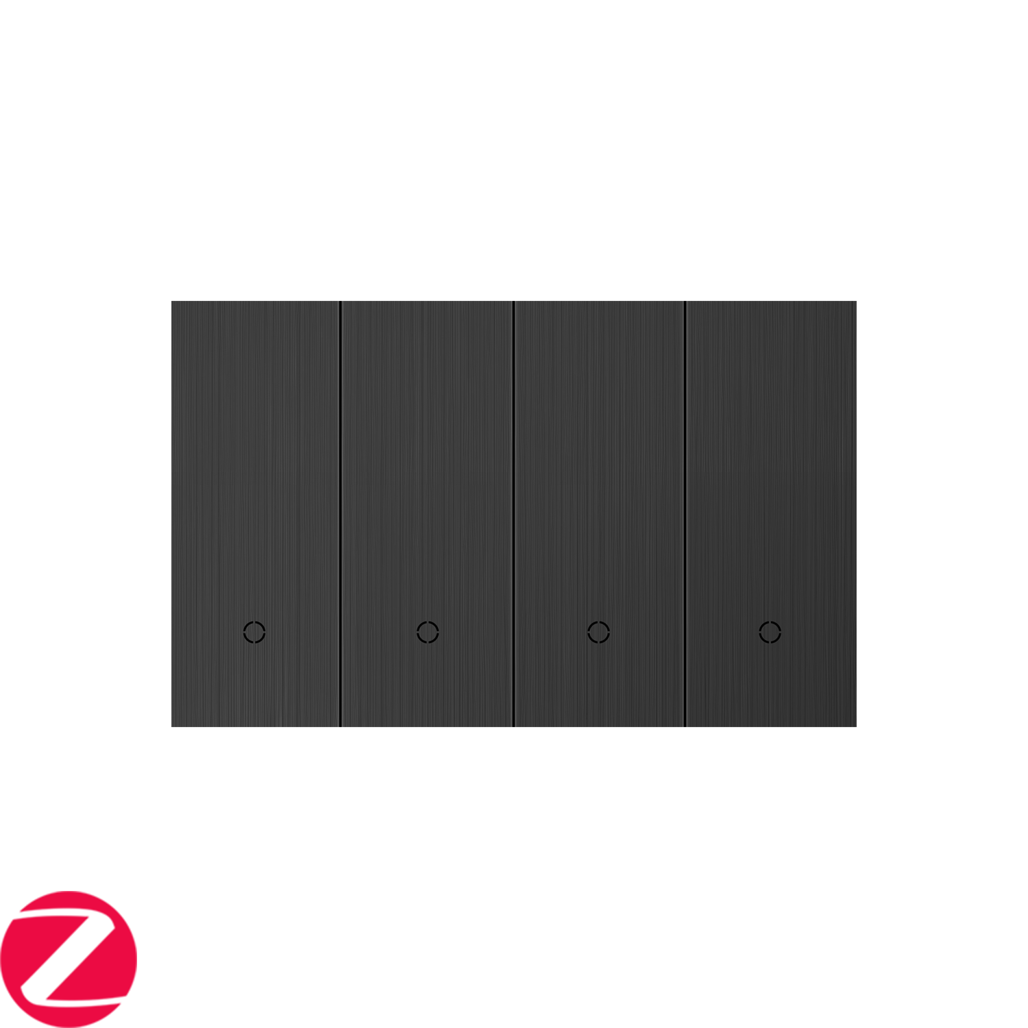 Konec Smart Switch Floating Button 4G Brushed Metal Black – SecuSafe AU