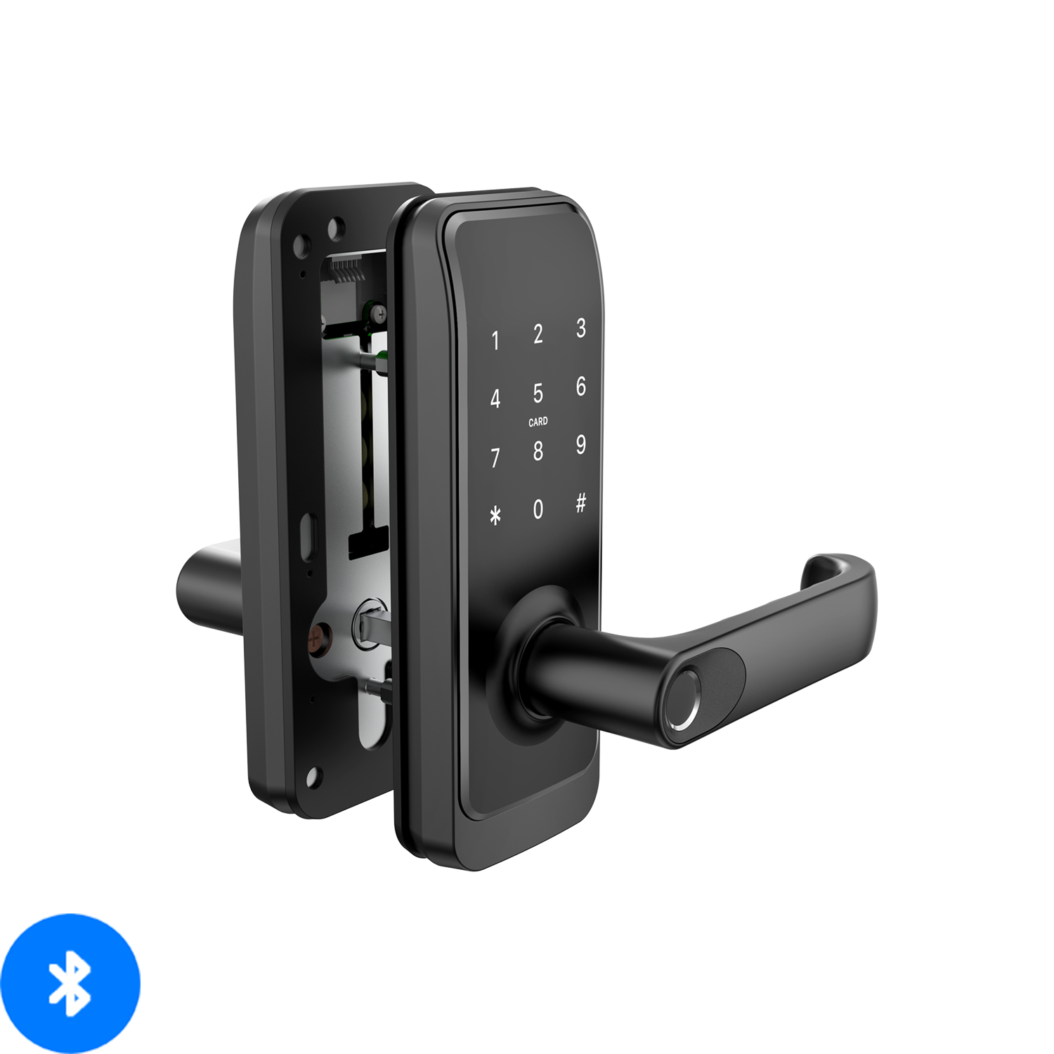 Konec Smart Lock H15B Black Fire-Rated - Bluetooth – SecuSafe AU