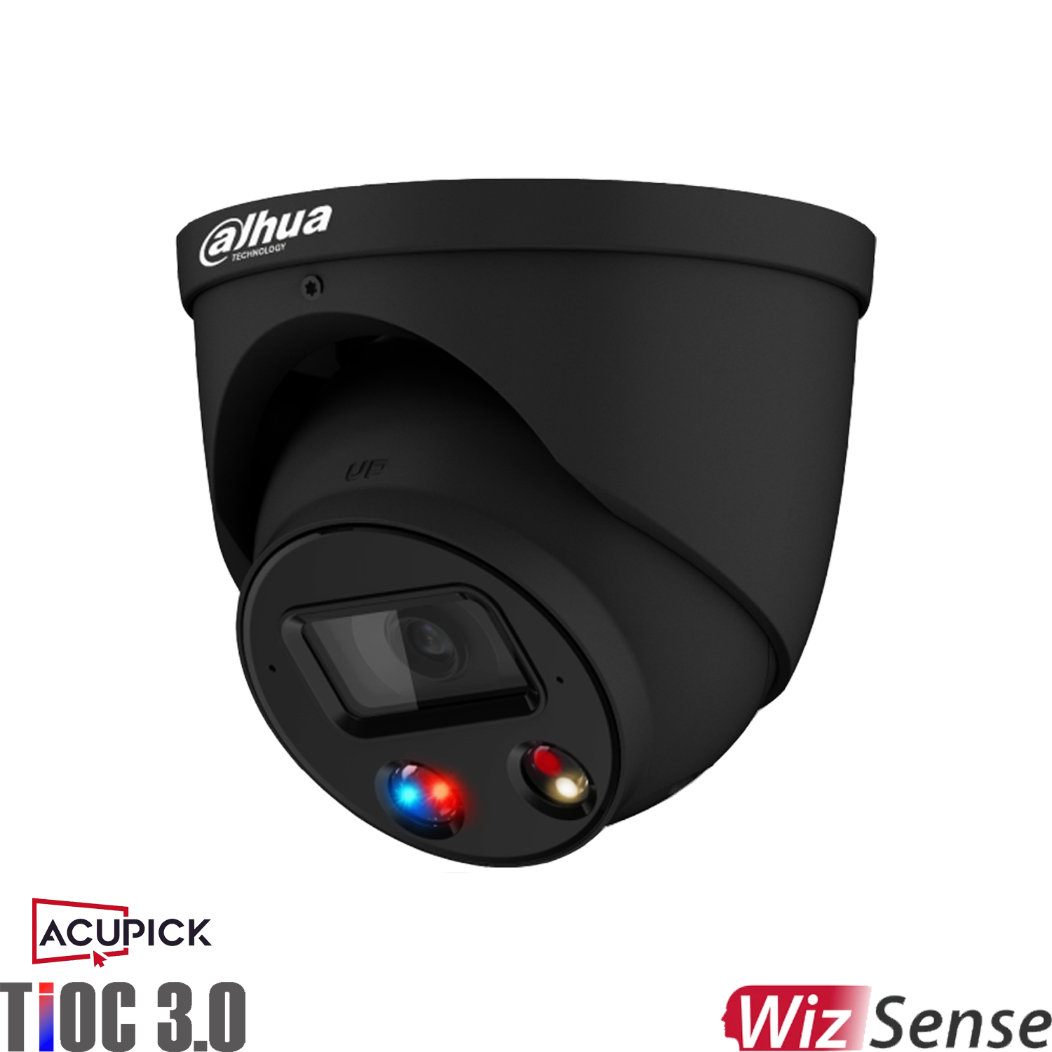 DAHUA 8MP TIOC ACUPICK TURRET FIXED CAMERA BLACK – SecuSafe AU