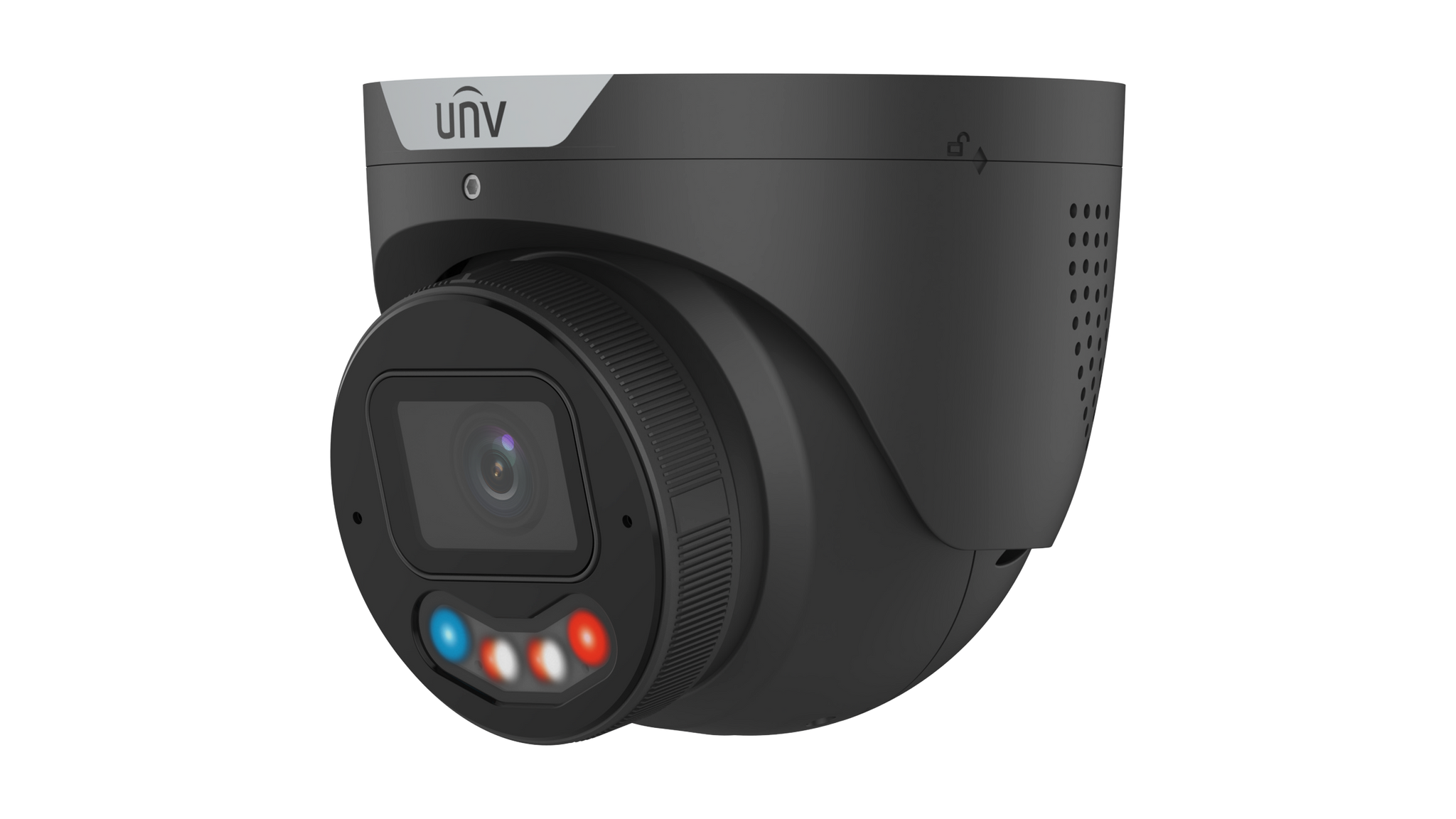 Uniview 6MP TriGuard OWLVIEW PLUS Turret FIXED LENS Camera Black ...