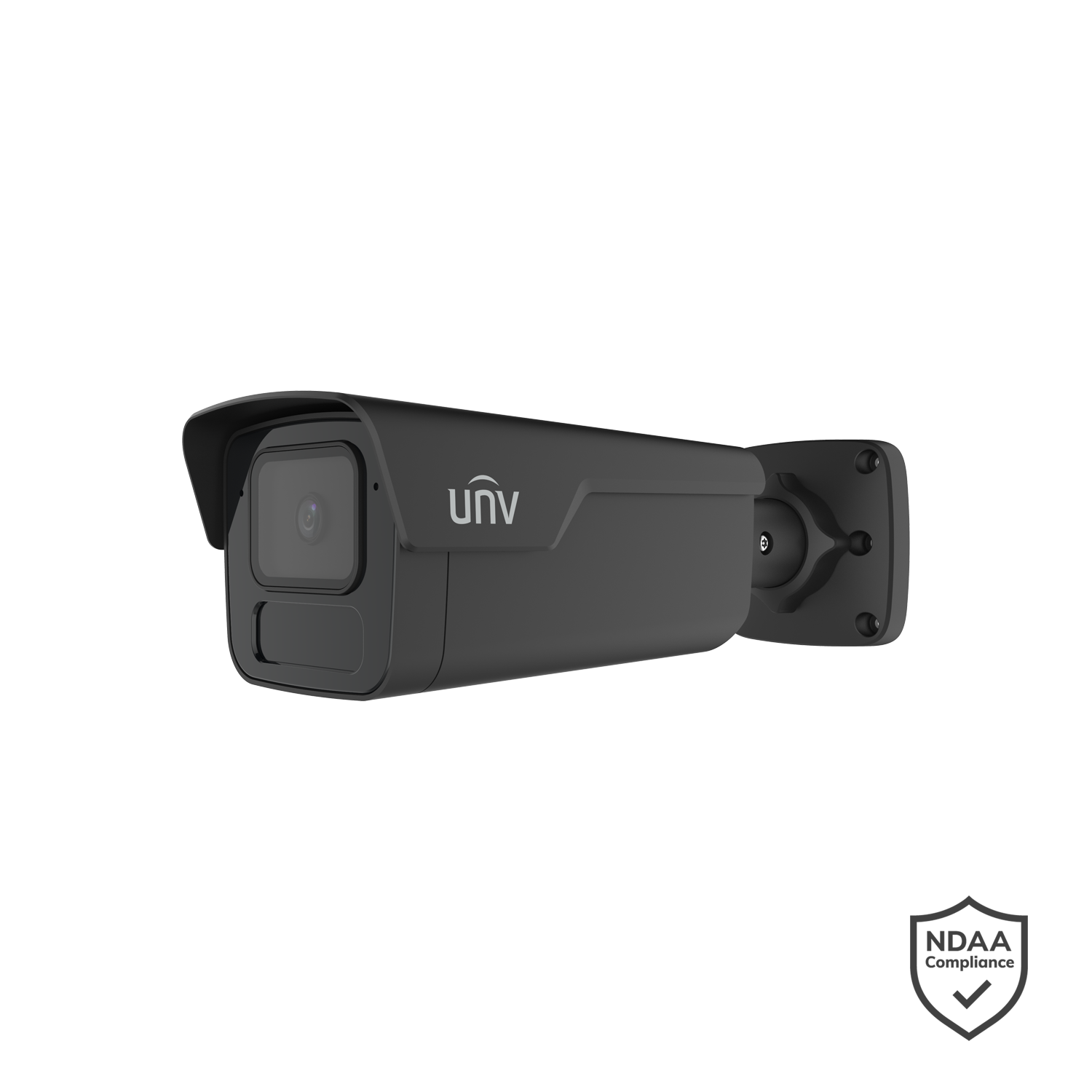 UNV 6MP FIXED IR BULLET CAMERA BLACK – SecuSafe AU