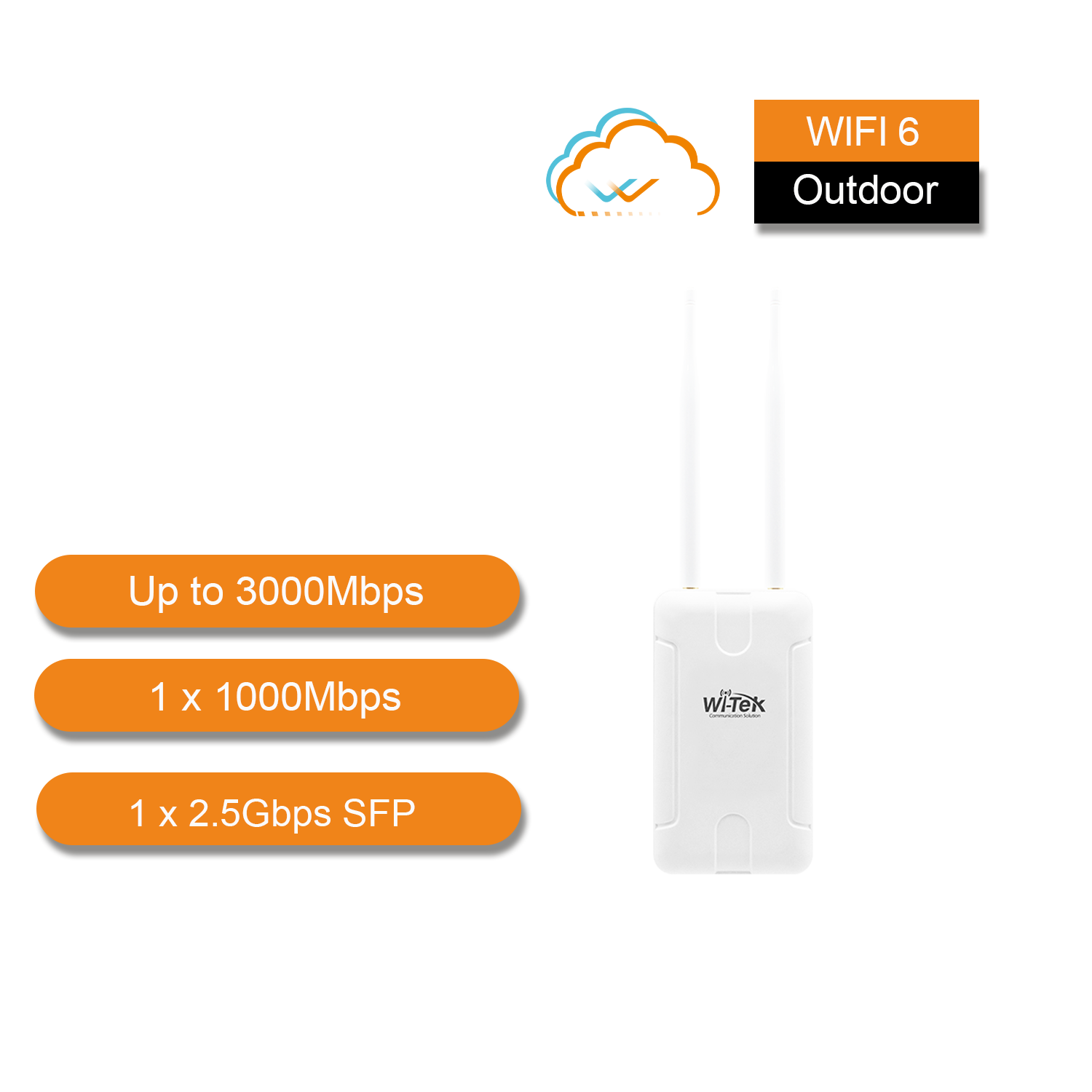 WI-TEK WI-FI 6 OUTDOOR CLOUD AP – SecuSafe AU