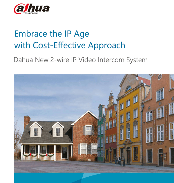 Leaflet Economical IP 2-wire video intercom system – SecuSafe AU